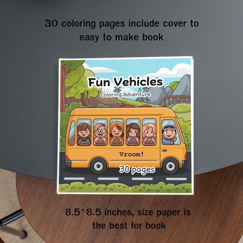 Vehicle Coloring Pages for Kids, Toddlers 3-5, Vehicle Coloring, Art ...