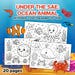 Ocean Animal Coloring Pages for Kids: Under the Sea Theme (PDF Download ...