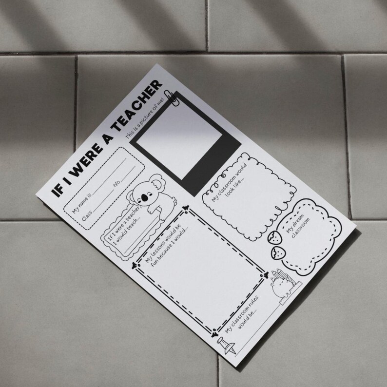 If I Were a Teacher Writing Prompt, Teacher Appreciation Week Activity ...