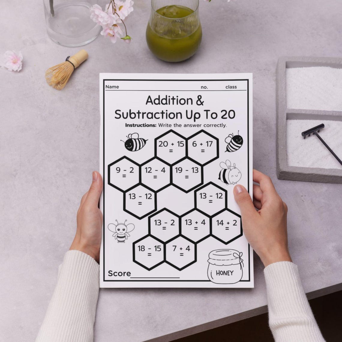 Addition & Subtraction Worksheets: Grade 1-2 Math Exercises (PDF) - Etsy