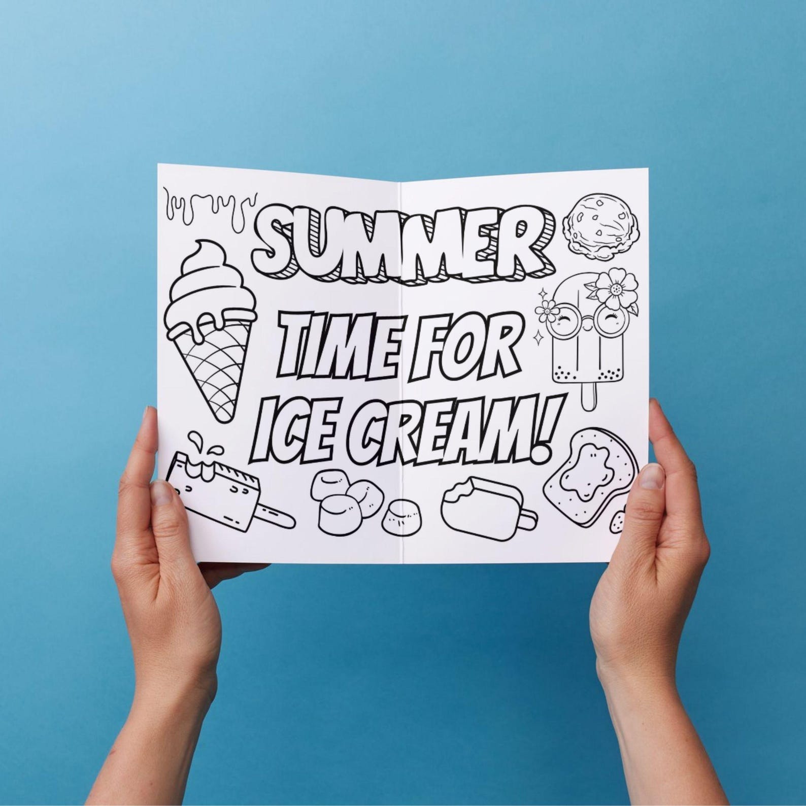 Summer Coloring Pages, Summer Activity for Kindergarten, End of Year ...