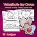 Valentine's Day Crown Craft for Kids,coloring Pages, Kids Activity ...