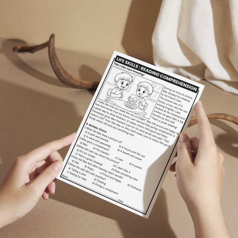 Life Skills Reading Comprehension Worksheets: Grades 2-4 (printable PDF ...