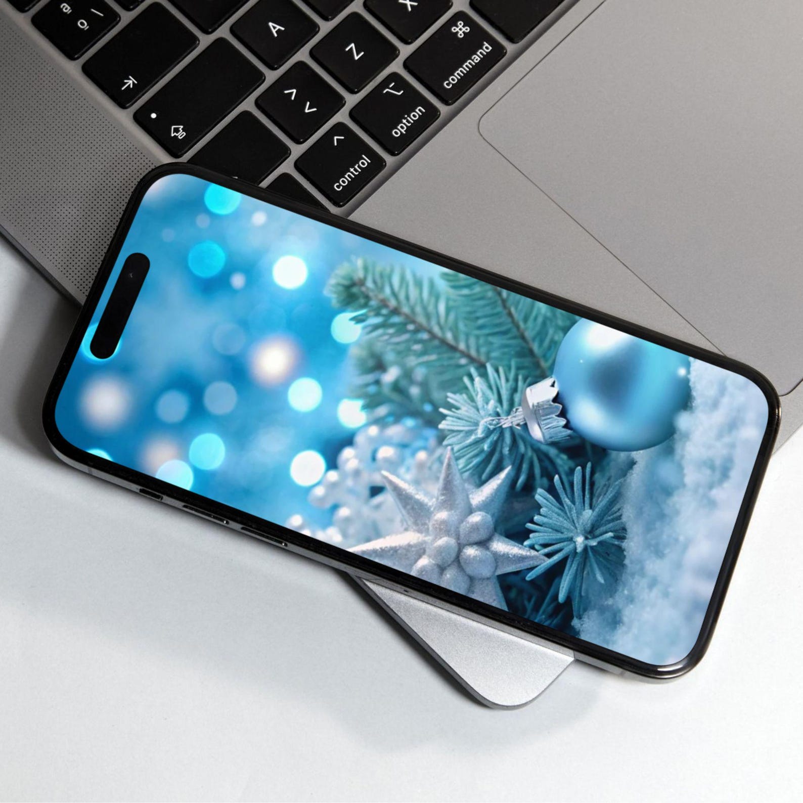 Christmas Bokeh Digital Photography Backdrops, Christmastime Digital ...