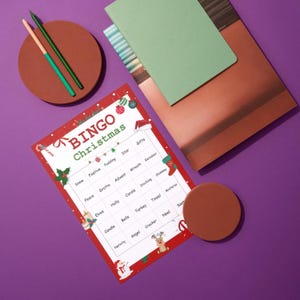 Christmas Bingo Game Fun Holiday Activity for Kids, Family, and ...