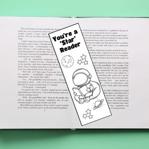 Printable Color Your Own Bookmarks for Kids - Fun Reading Reward ...