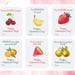 Printable Fruit Theme Valentines Cards, Cherry Valentines Printables ...