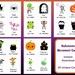 Halloween Movement Cards Printable, Halloween Movement Flashcards ...