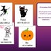 Halloween Movement Cards Printable, Halloween Movement Flashcards ...