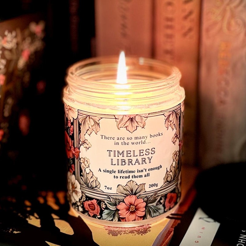 Book Scented Candle - Etsy
