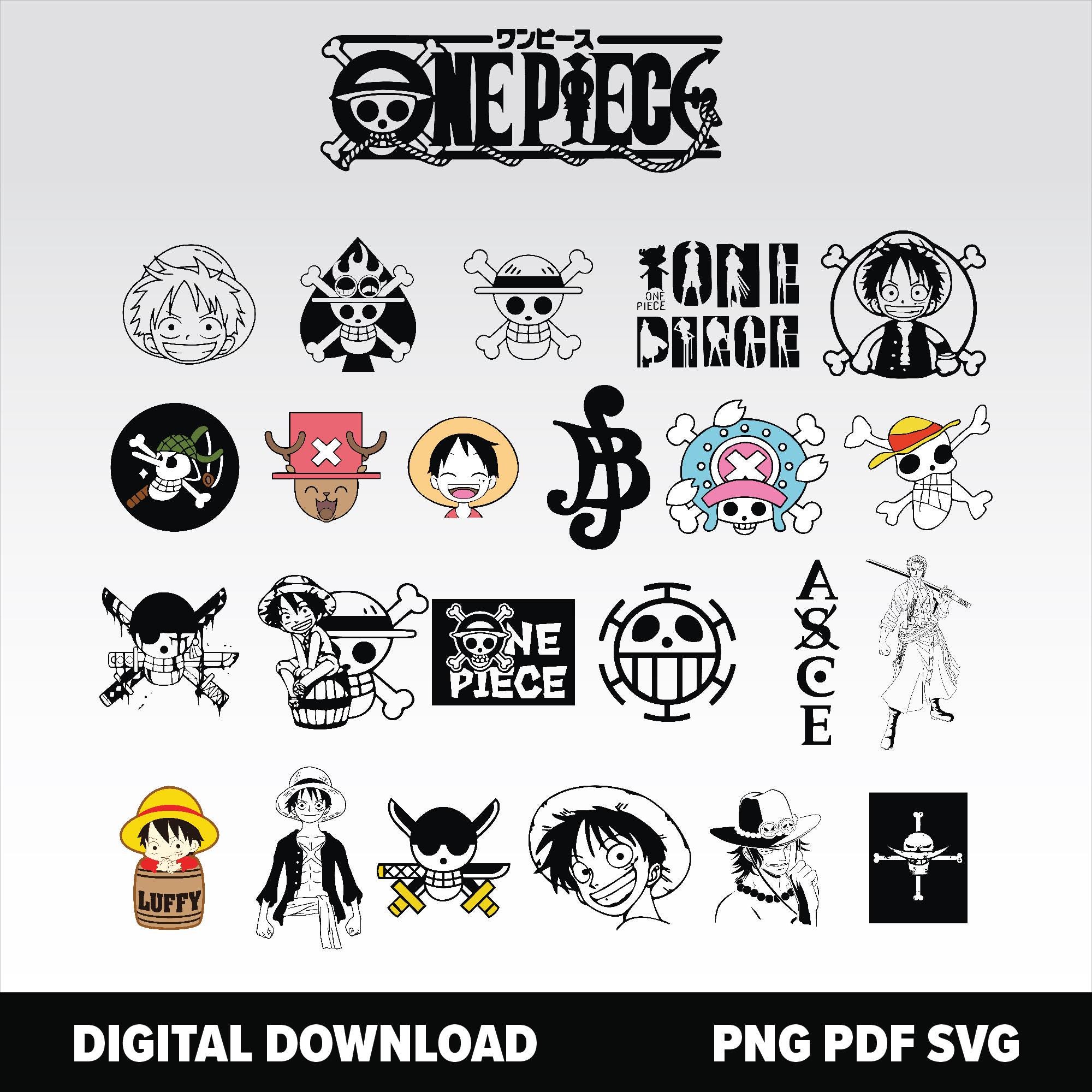Anime SVG Bundle, Popular Anime & Manga Characters, High-quality Vector ...