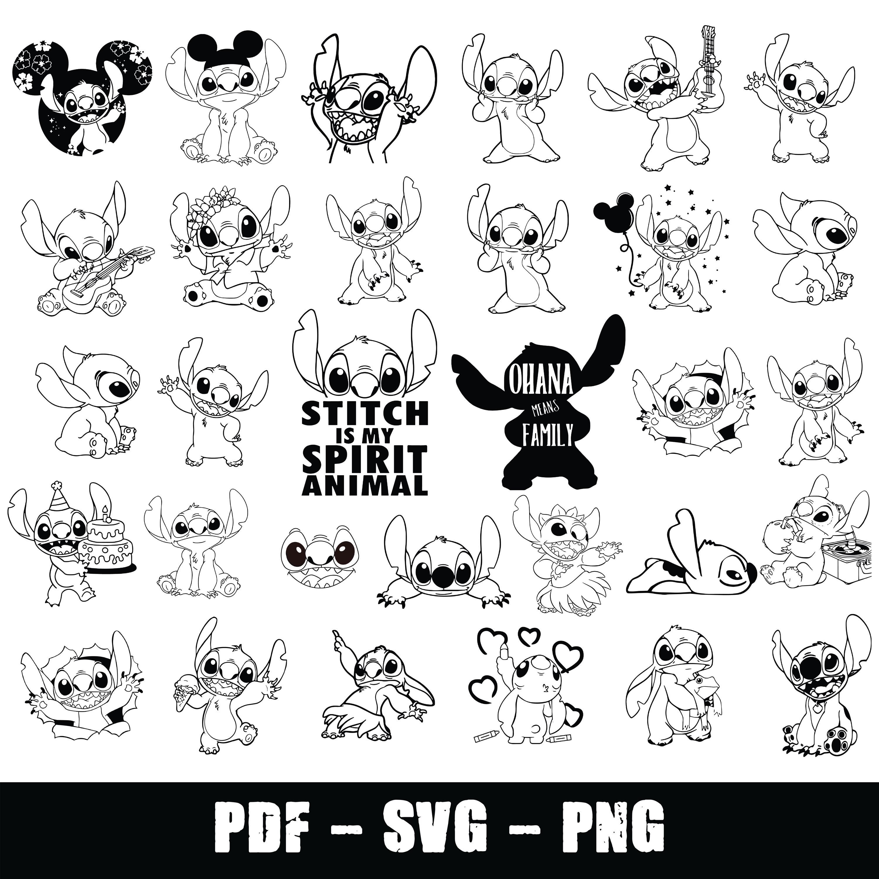 Stitch and Lilo SVG Bundle, Stitch Svg, Angel Svg, Stitch Couple Svg ...