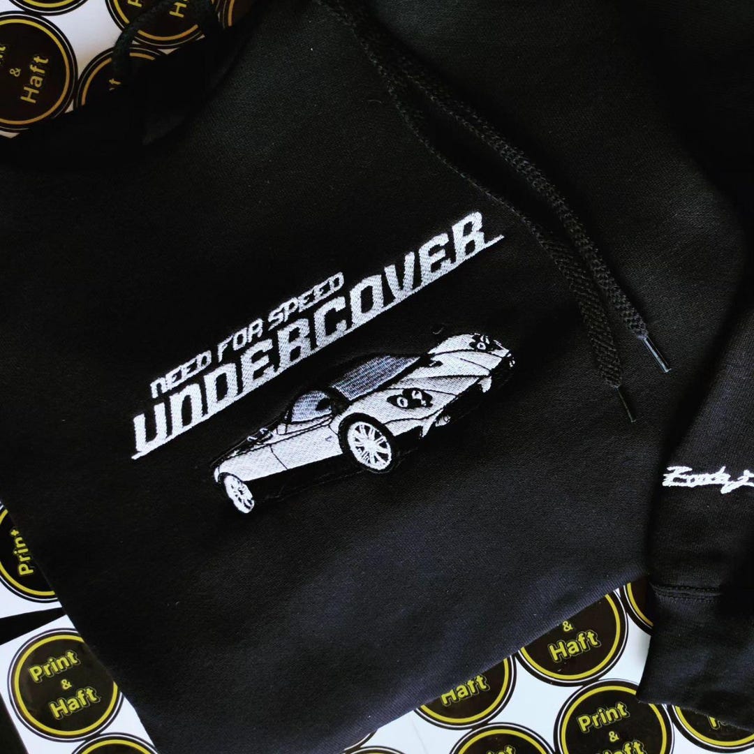 Need for Speed Undercover Pagani Zonda F Embroidery Hoodie - Etsy