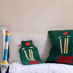 Cricket Personalised Cushion - Etsy UK