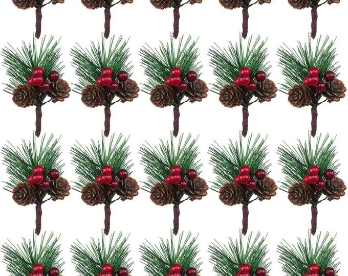 Christmas Floral Hair Comb - Christmas Hair Clip - Bridal Floral Comb ...