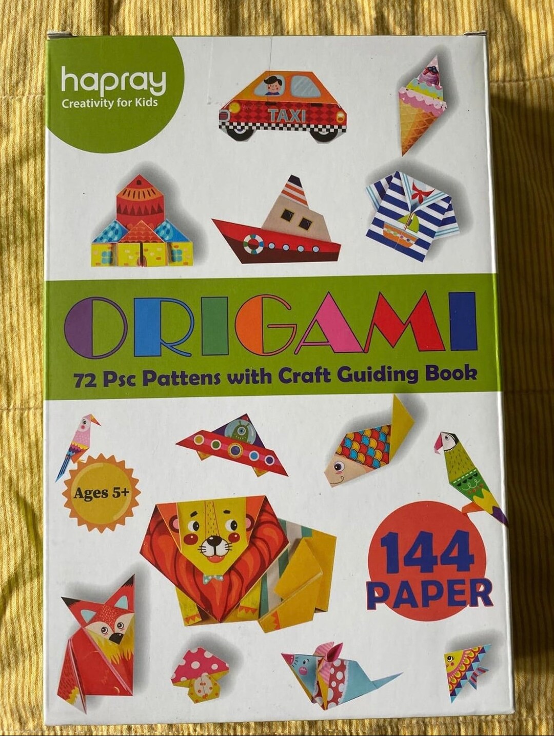Origami Kit for Kids 144 Sheets of Paper With 72 Patterns & Craft Guide ...