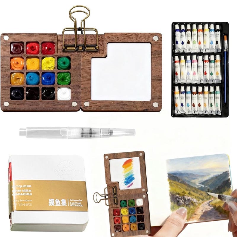 Watercolor Painting Kit - Etsy