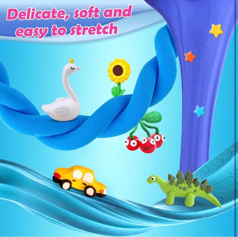 Air Dry Clay – 36 Colors Modeling Clay for Kids | DIY Molding Magic ...