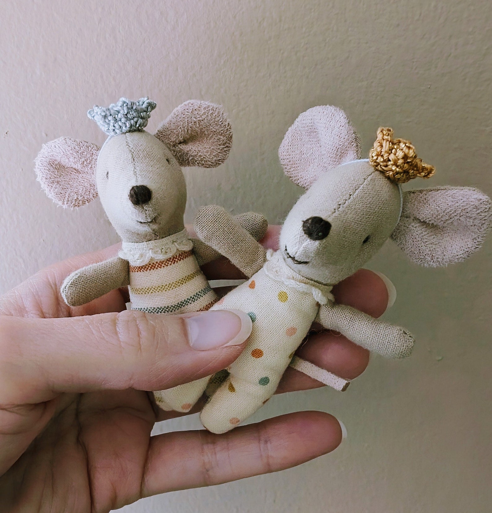 Miniature Crochet Crown for Baby Maileg Mouse - Etsy