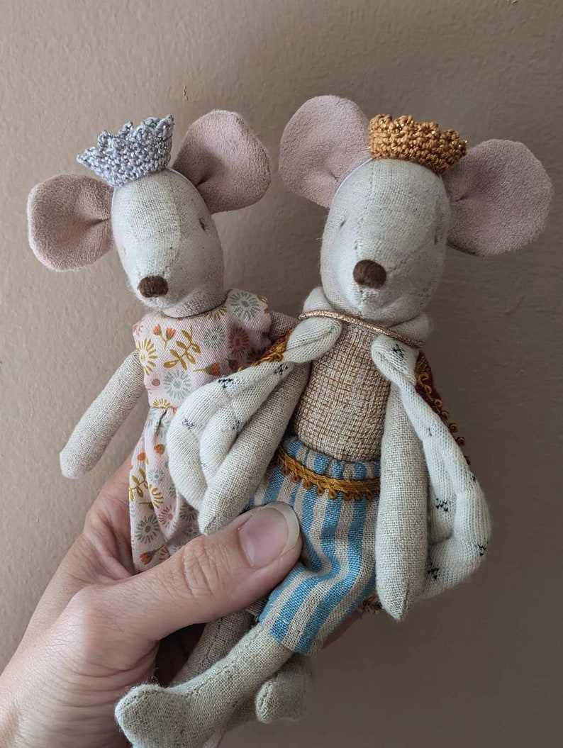 Miniature Crown Crochet Pattern, Doll Crown Crochet Pattern, Maileg Mouse Crown Crochet Pattern ...