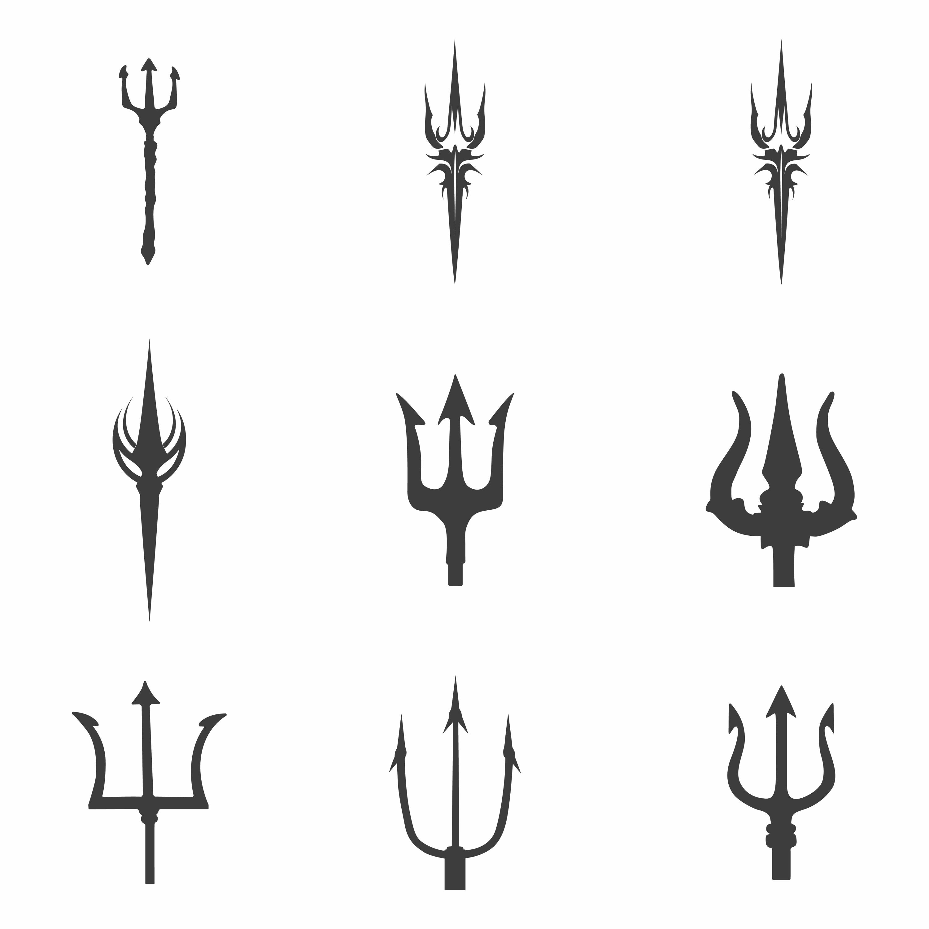 Trident Svg Bundles, Trident Svg Art, Trident Clipart, Trident PNG ...