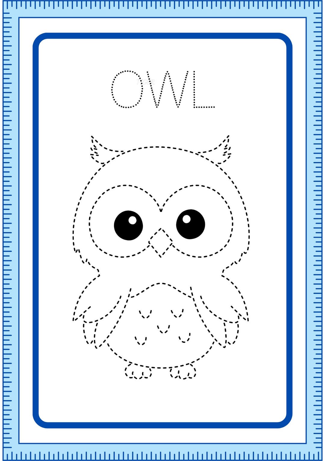 Let's Trace and Color Worksheets : Animals - Etsy