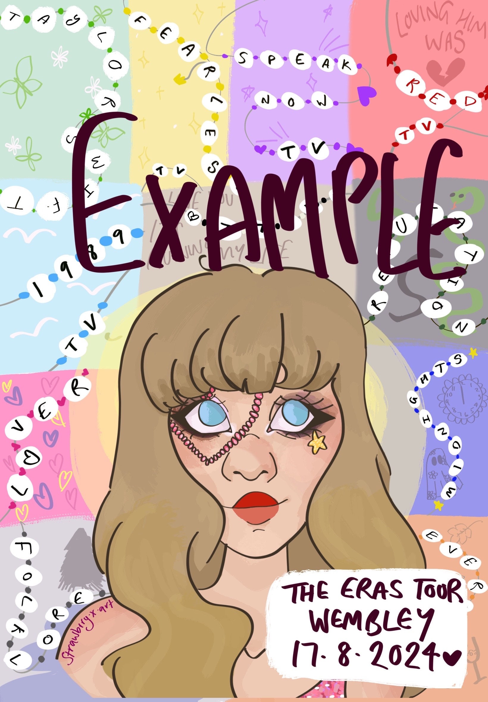 Taylor Swift the Eras Tour Poster - Etsy