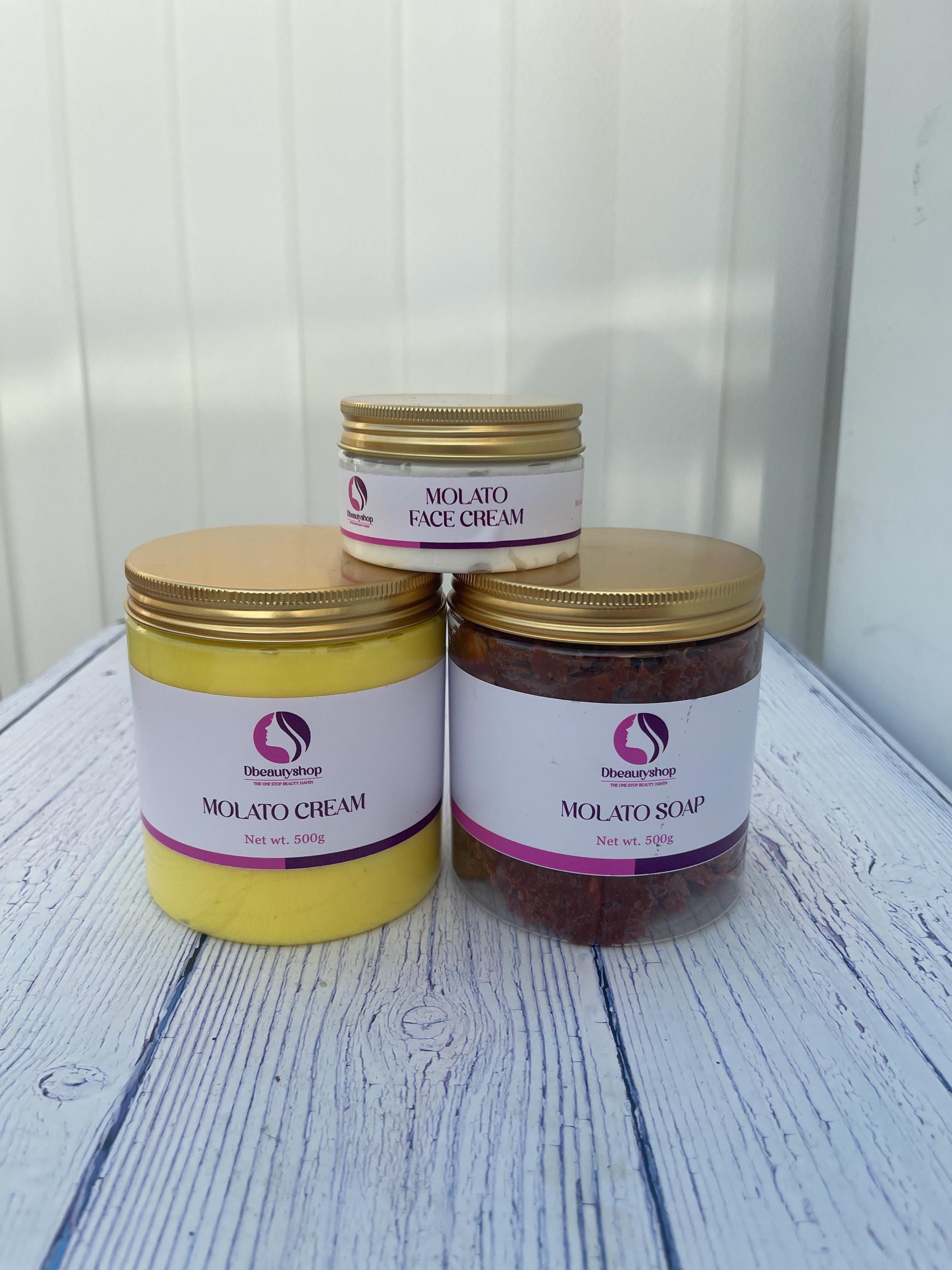 Molato Set /body Cream /body Wash/paste Soap /face Cream 500g - Etsy