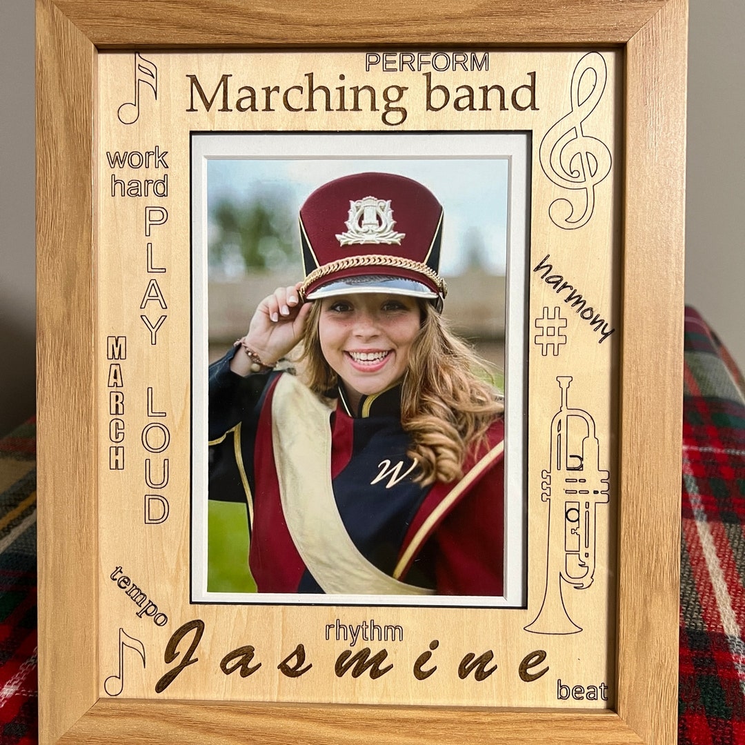 Custom Personalized Marching Band Frame Mat Matte 5x7 Picture High ...