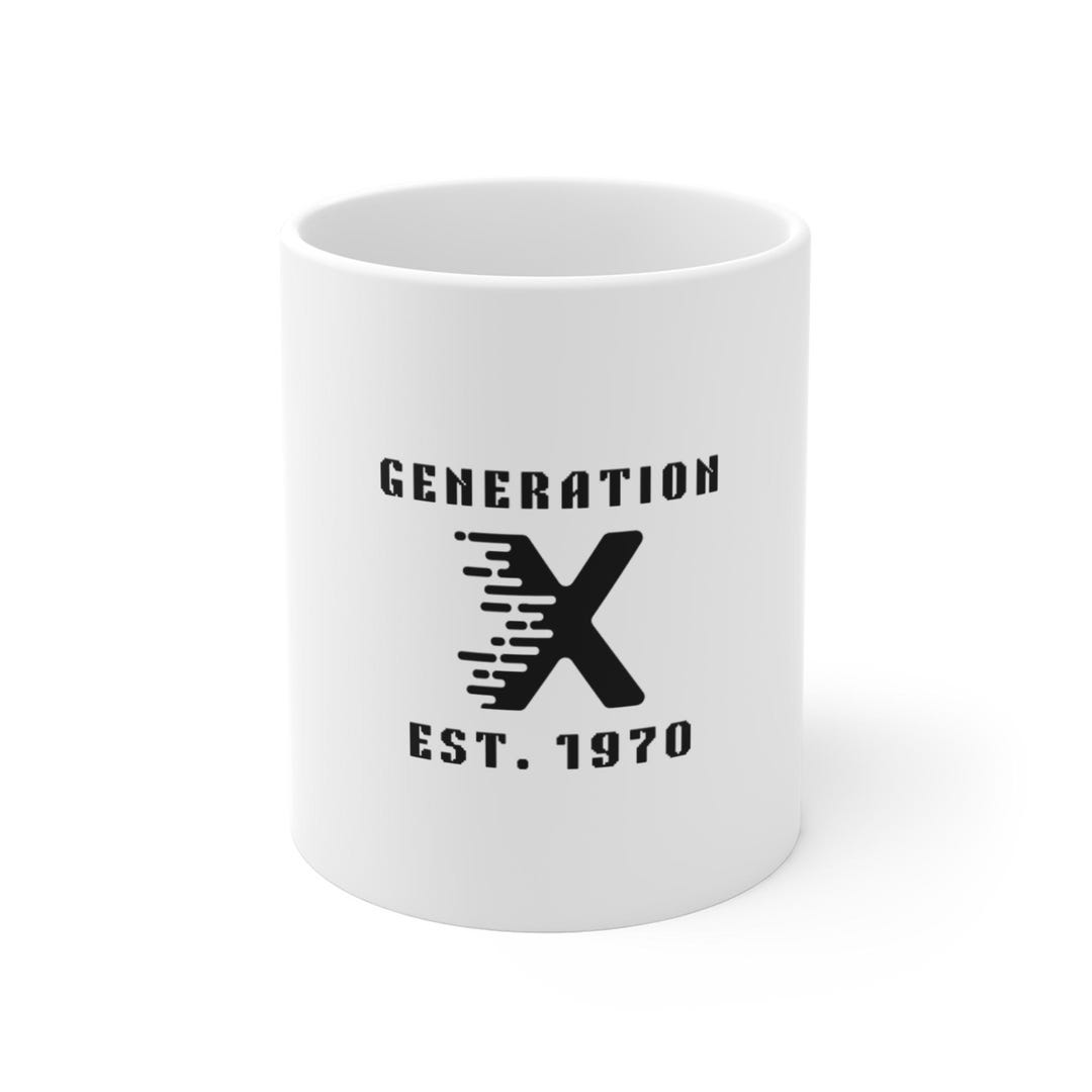 Generation X Mug, Generation X Cup, Born in 1970 Mug, 1970 Birth Year ...