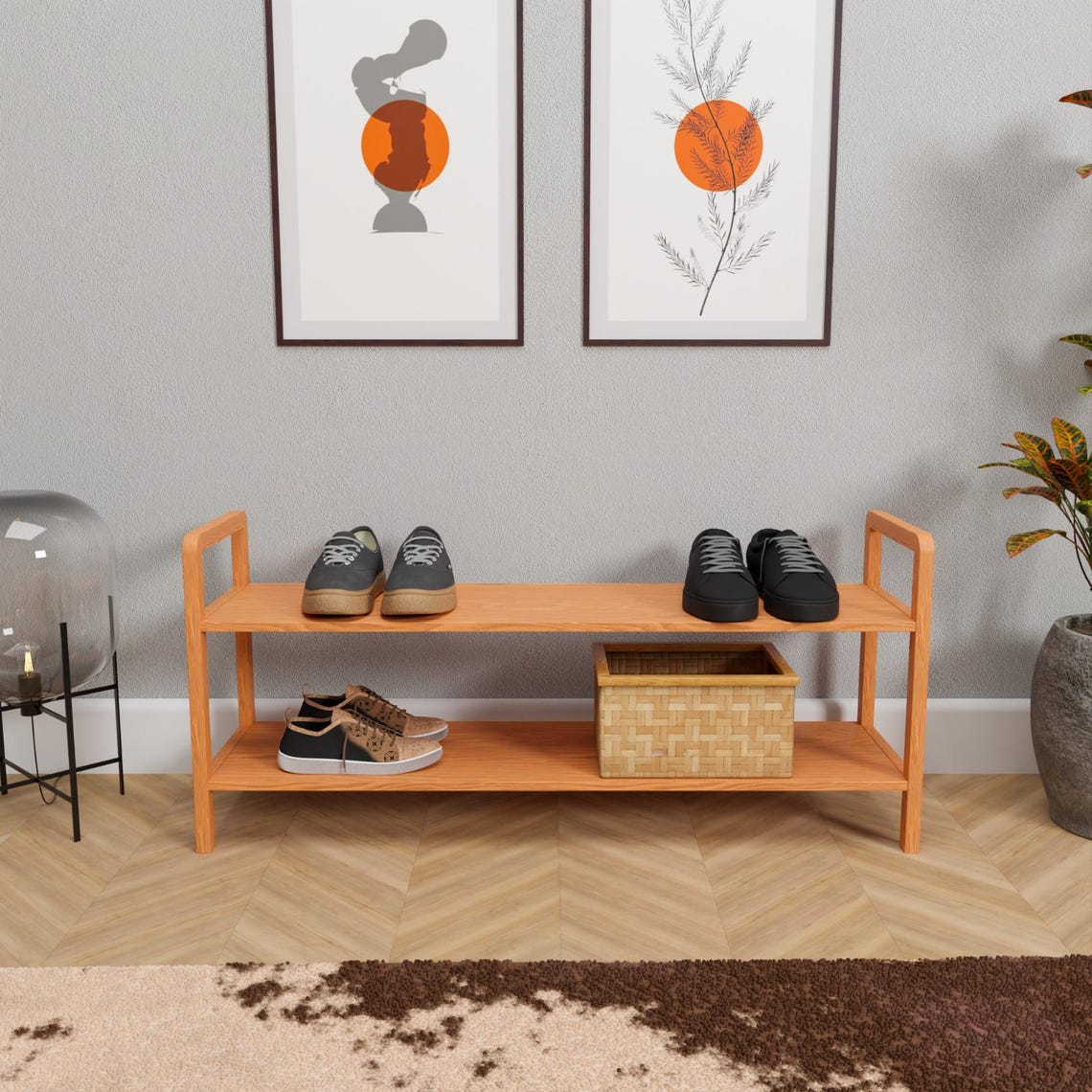 Shoe Rack, Entryway Organizer, Shoe Storage, Shoe Organizer, Entryway ...