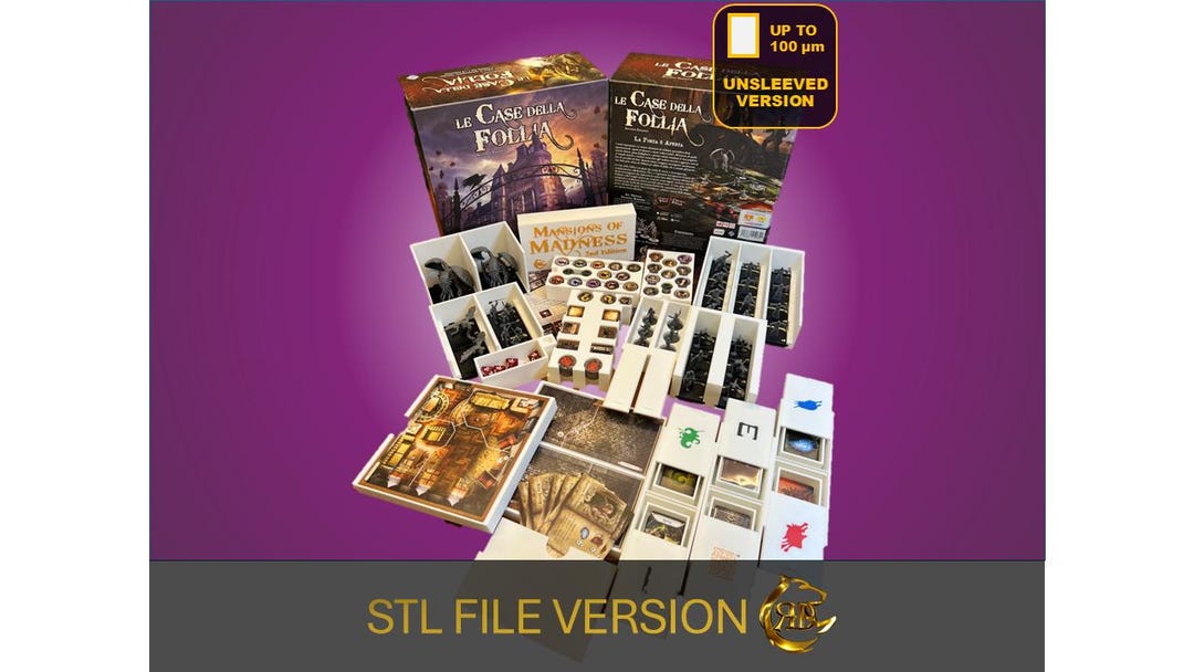 Mansions of Madness 2nd Editon Board Game Organizer | Insert | Premium Storage Solution ...