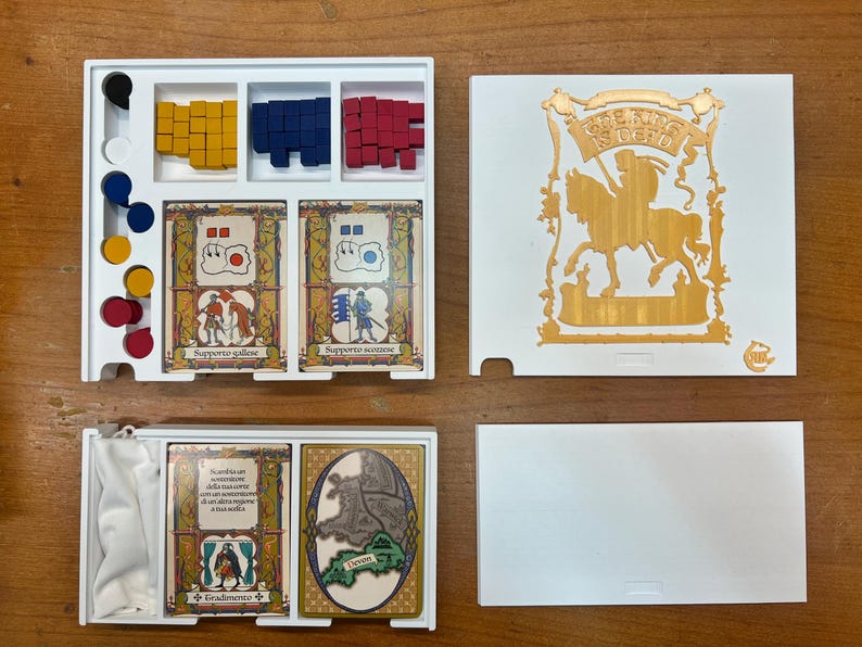The King is Dead Board Game Organizer | 3D Printed Insert - Etsy