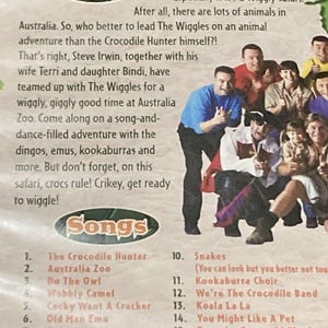 The Wiggles: Wiggly Safari - VHS (2002, Clamshell Case) Steve Irwin ...