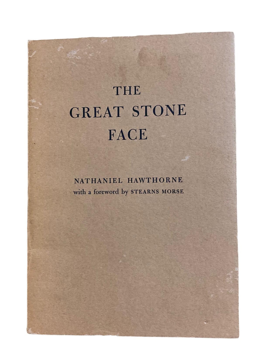 THE Great Stone Face by Nathaniel Hawthorne 1957 Vintage Illustrated ...