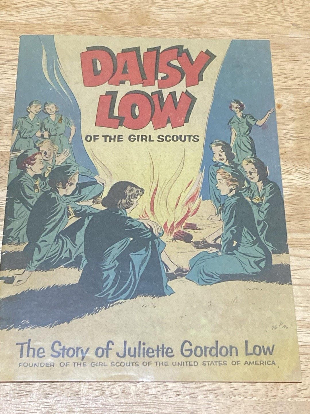 Girl Scout Comic Book DAISY LOW OF the Girl Scouts - 1954 Vintage - Etsy