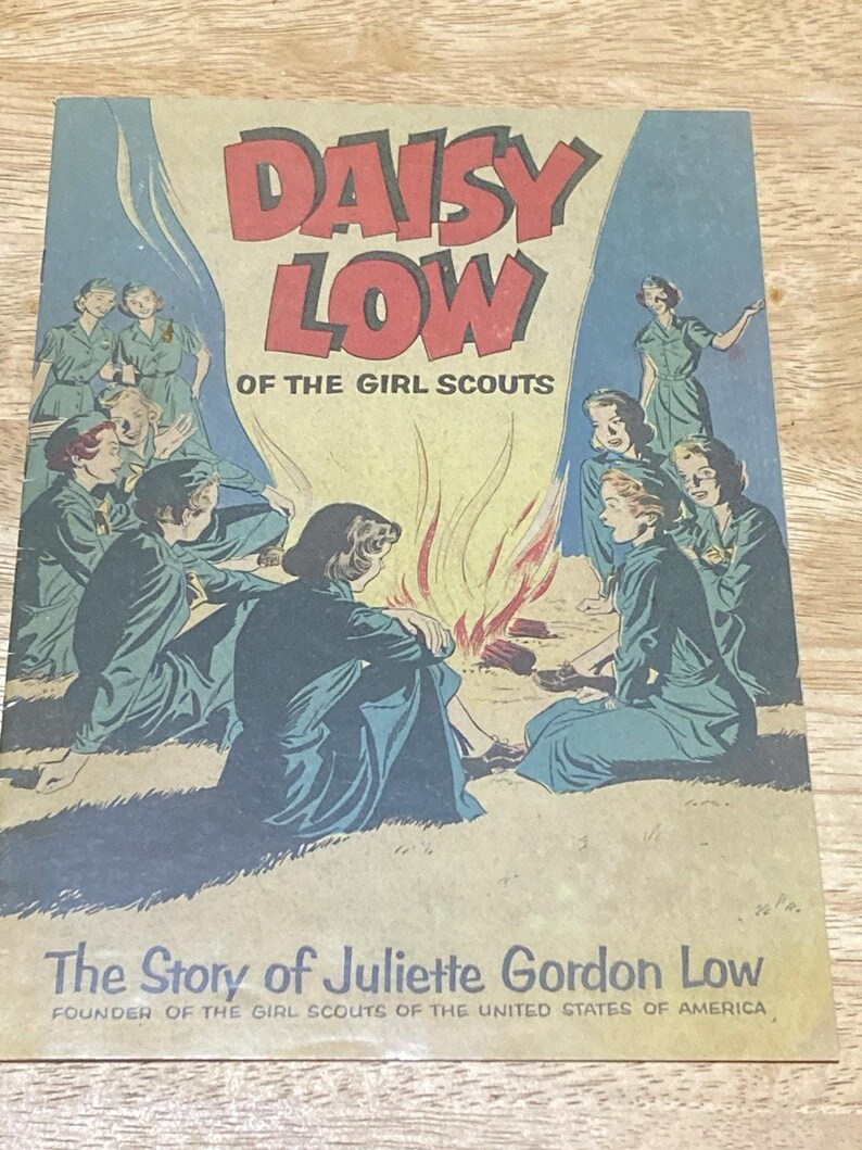 Girl Scout Comic Book DAISY LOW OF the Girl Scouts - 1954 Vintage - Etsy