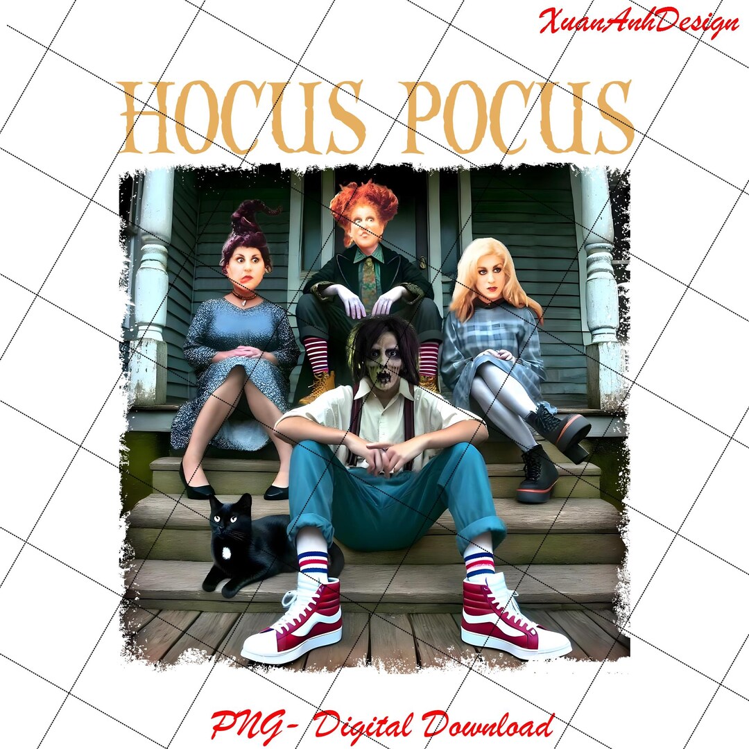 Thug Life Bad Witches Design Png, Retro Witches Movie Png, Retro ...