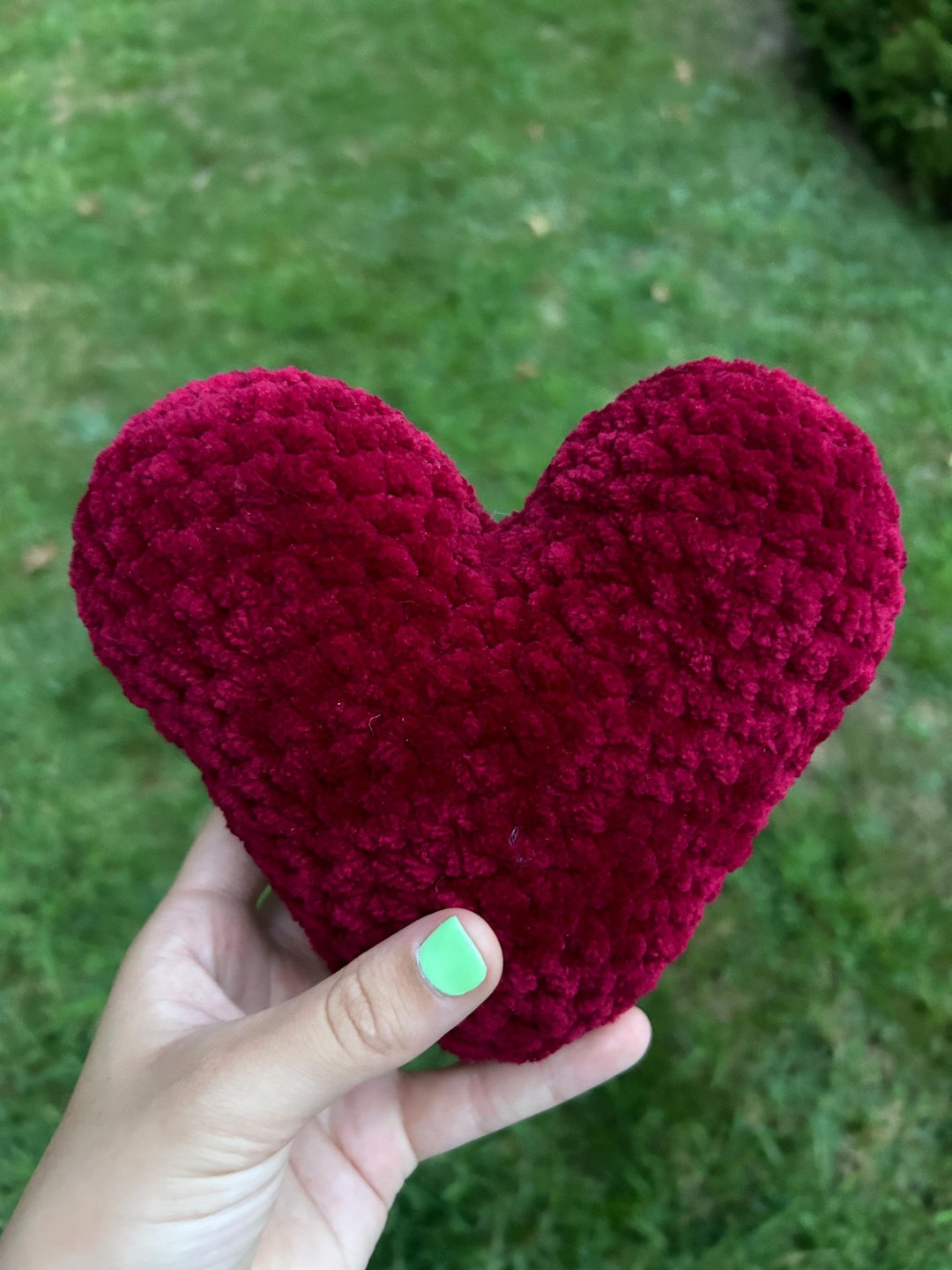 PDF Crochet Big Heart Pattern - Etsy