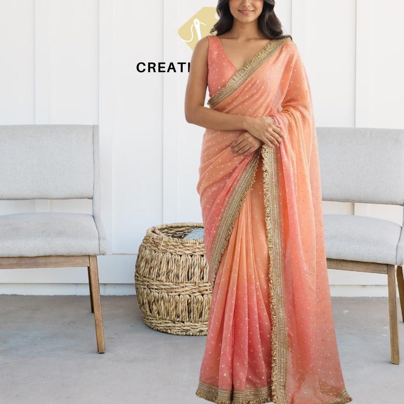 Traditional Soft Silk Saree | Butti Design With Lace Border & Pallu ...