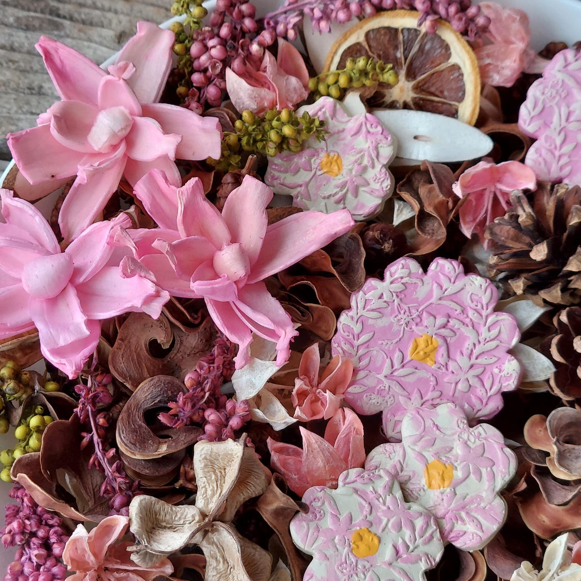 Spring Into Pinks Artisan Potpourri - Etsy