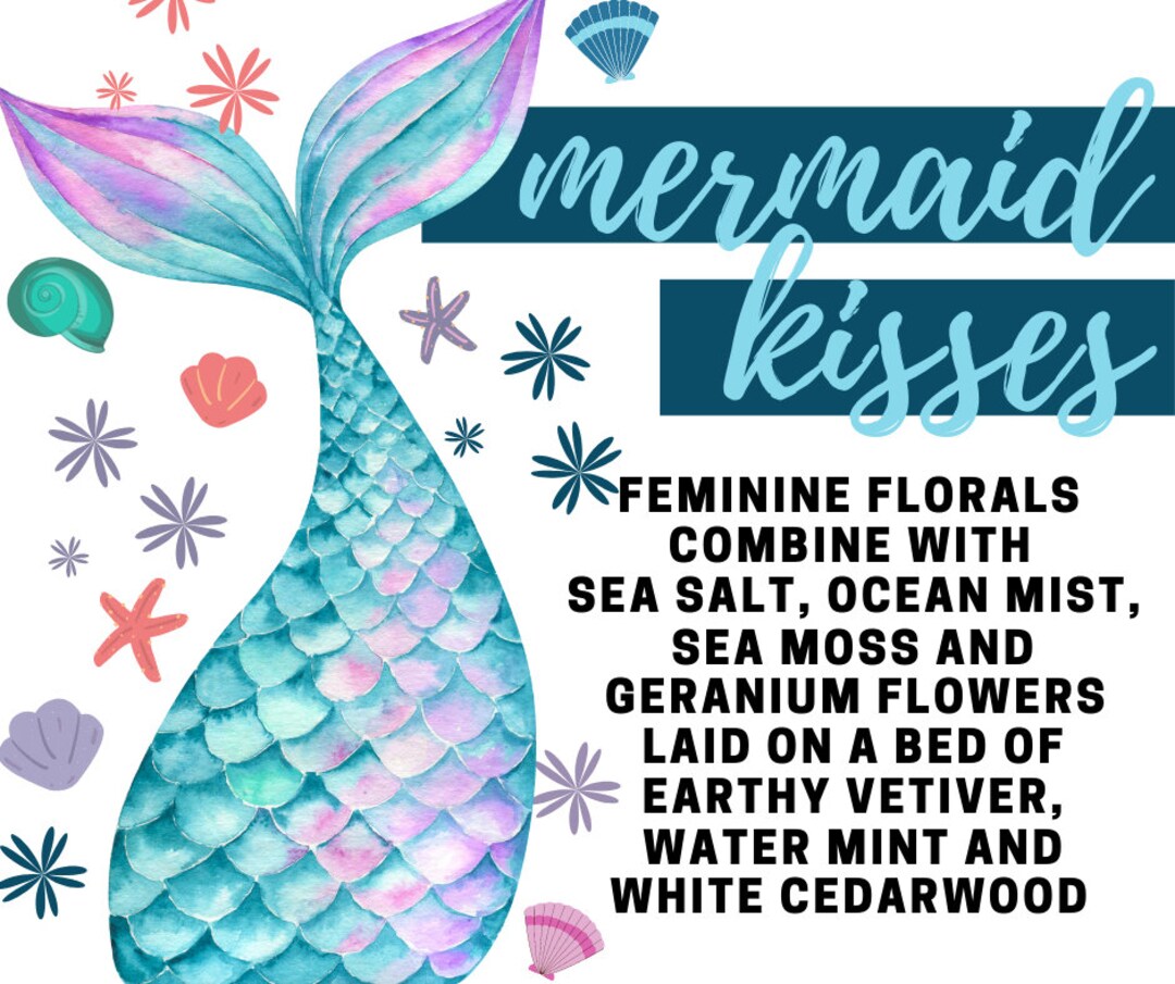 Mermaid Kisses Fragrance Oil - Potpourri Refresher Oils - 1 Oz (30 Ml ...