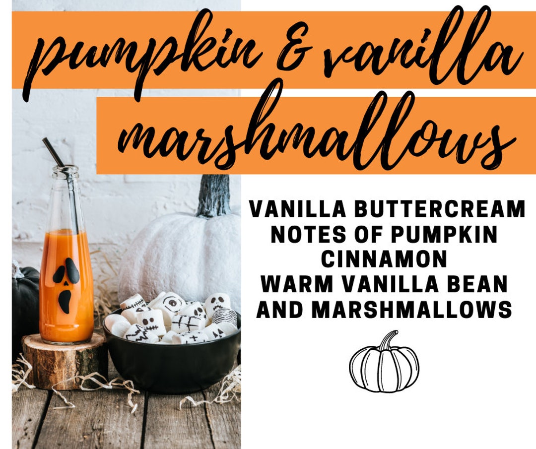 Pumpkin Vanilla Marshmallows Fragrance Oil - Potpourri Refresher (1 Oz ...