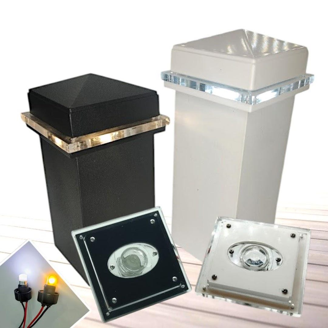 Deklights® Lighted Post Cap LED Module. Use Your Existing Aluminum Caps ...