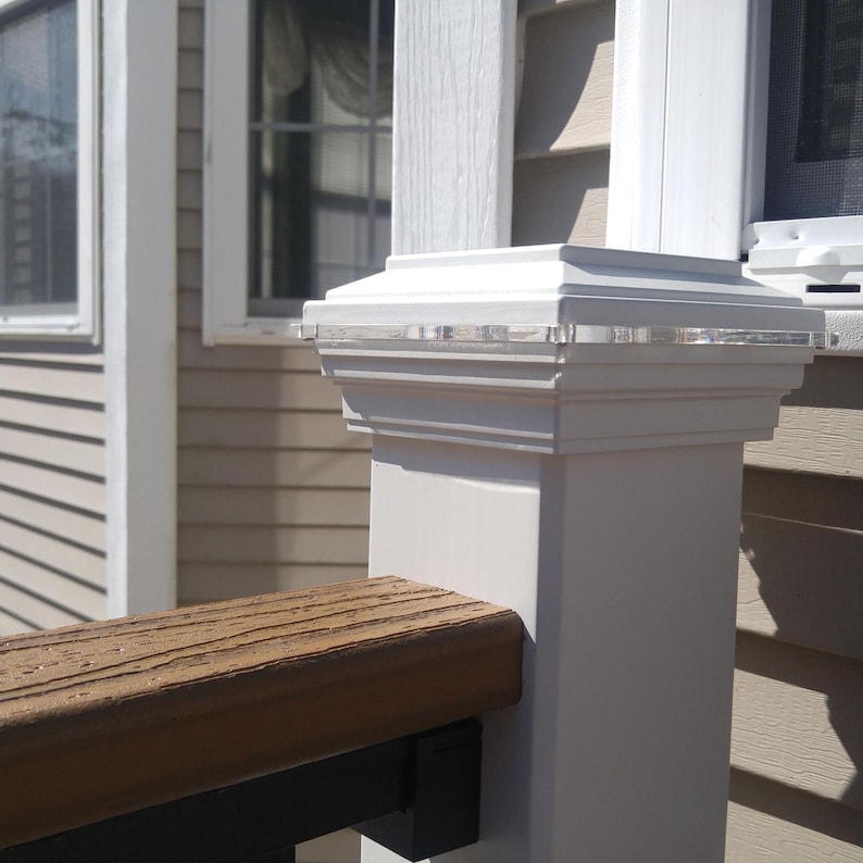 Deklights® for Trex Posts. Replaceable 12-volt LED Bulbs in Bright or ...