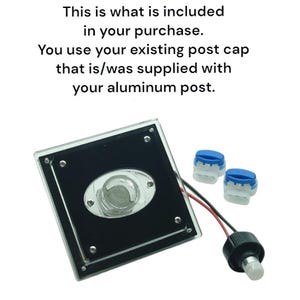 Deklights® Lighted Post Cap LED Module. Use Your Existing Aluminum Caps ...