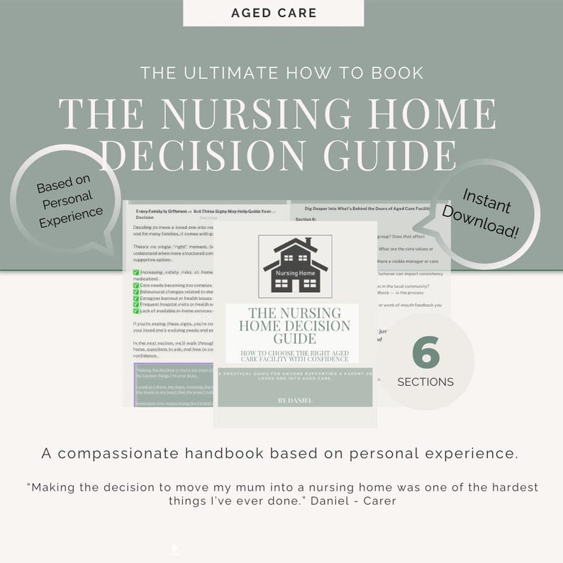Nursing Home Checklist & Family Guide - Choose the Right Aged Care ...