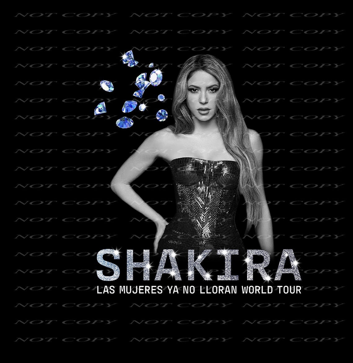 Shakira Png, T-shirt Design, Bootleg Tees Design, Ready to Print ...