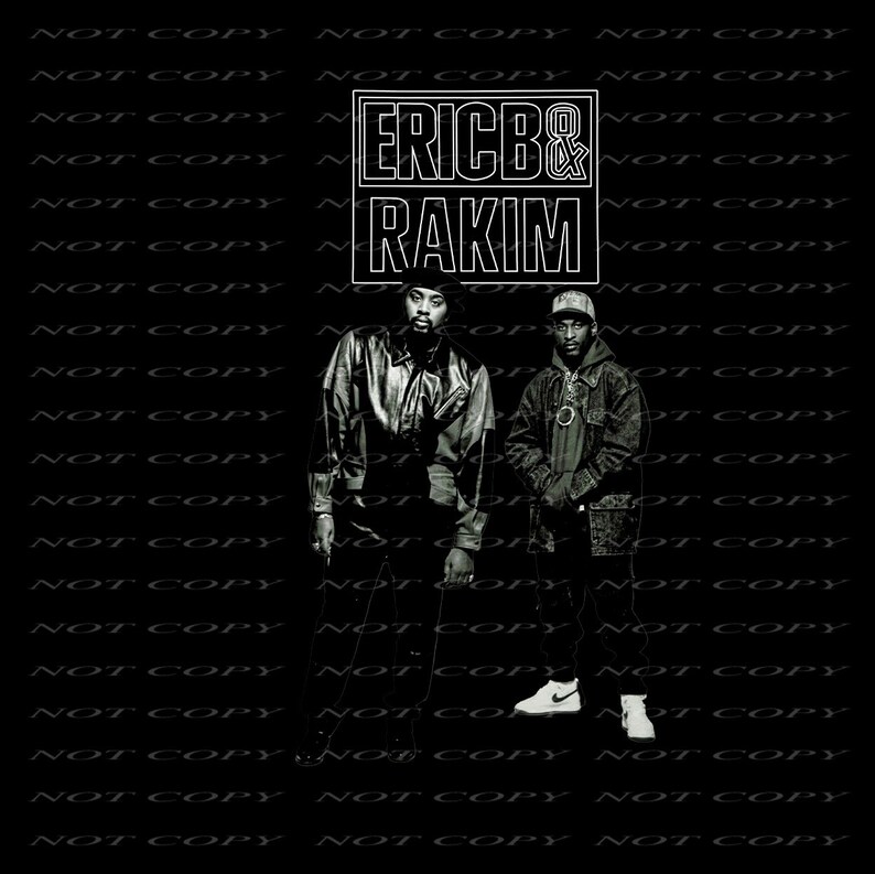 Eric B Rakim Png, T-shirt Design, Bootleg Tees Design, Ready to Print ...