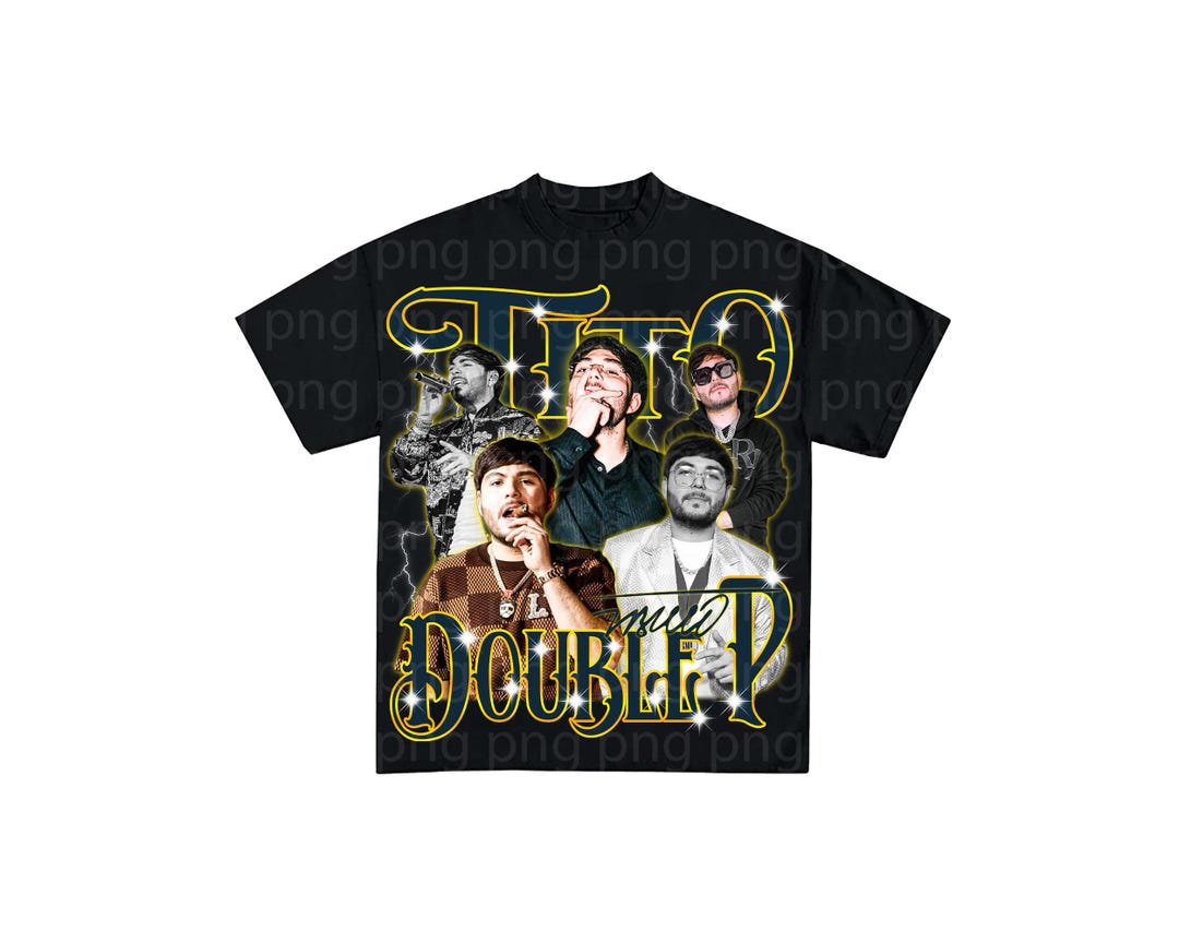 Tito Double P Png, T-shirt Design, Bootleg Tees Design, Ready to Print ...